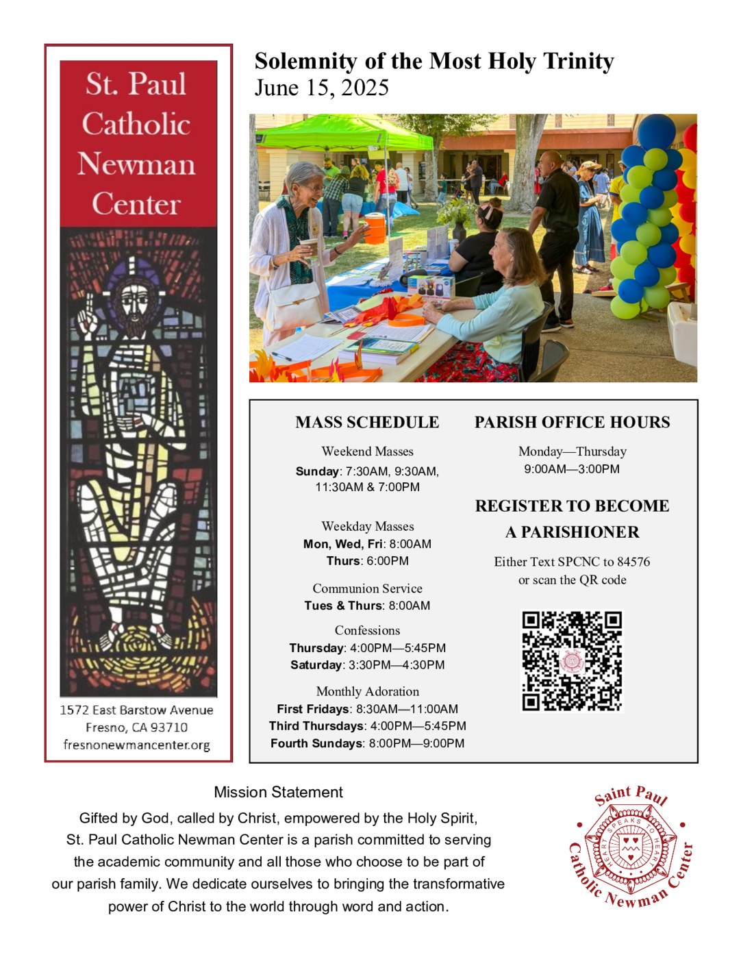 Bulletins | St. Paul Catholic Newman Center